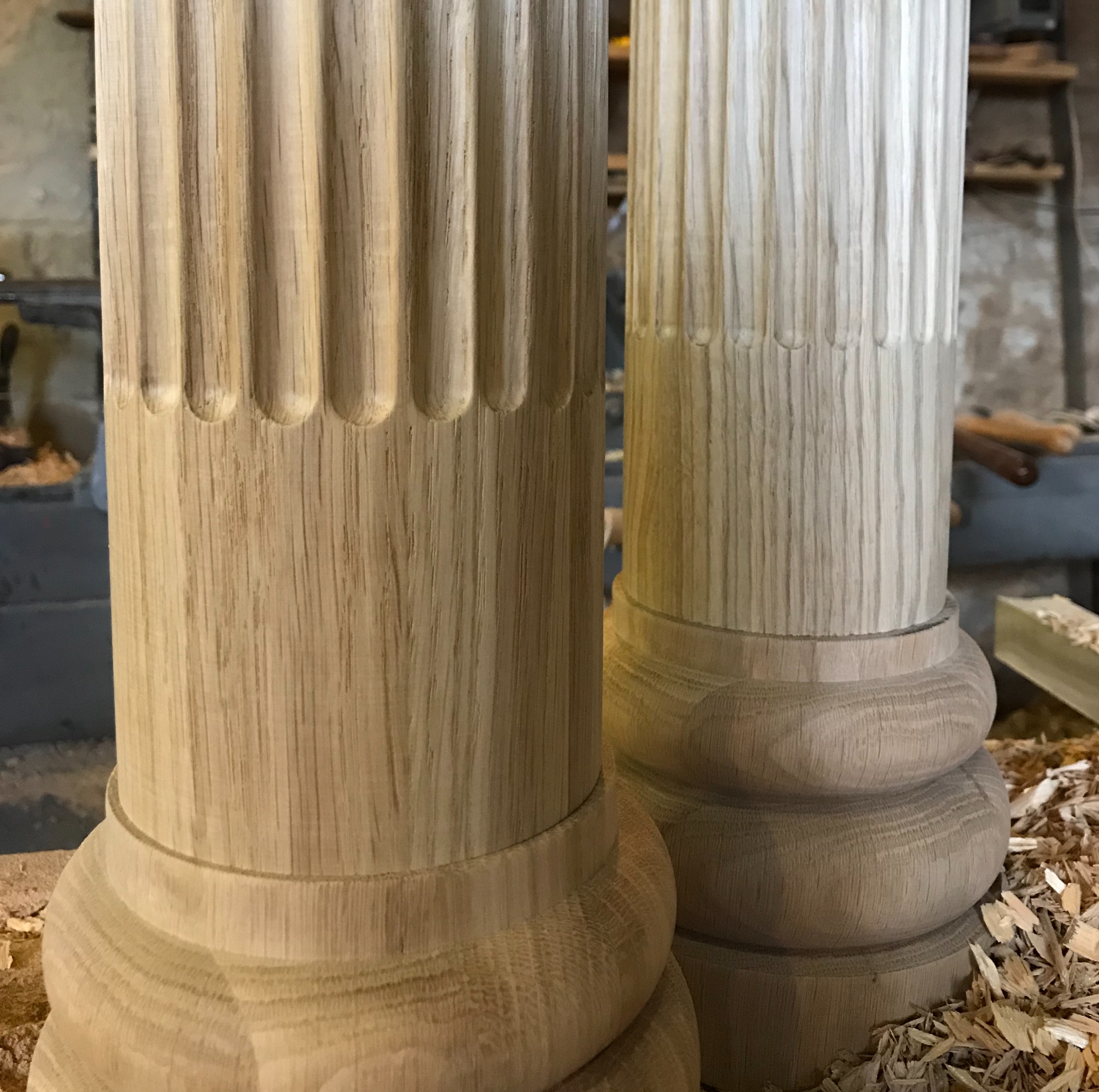 Dave Dalby Woodturning table legs and pedestals