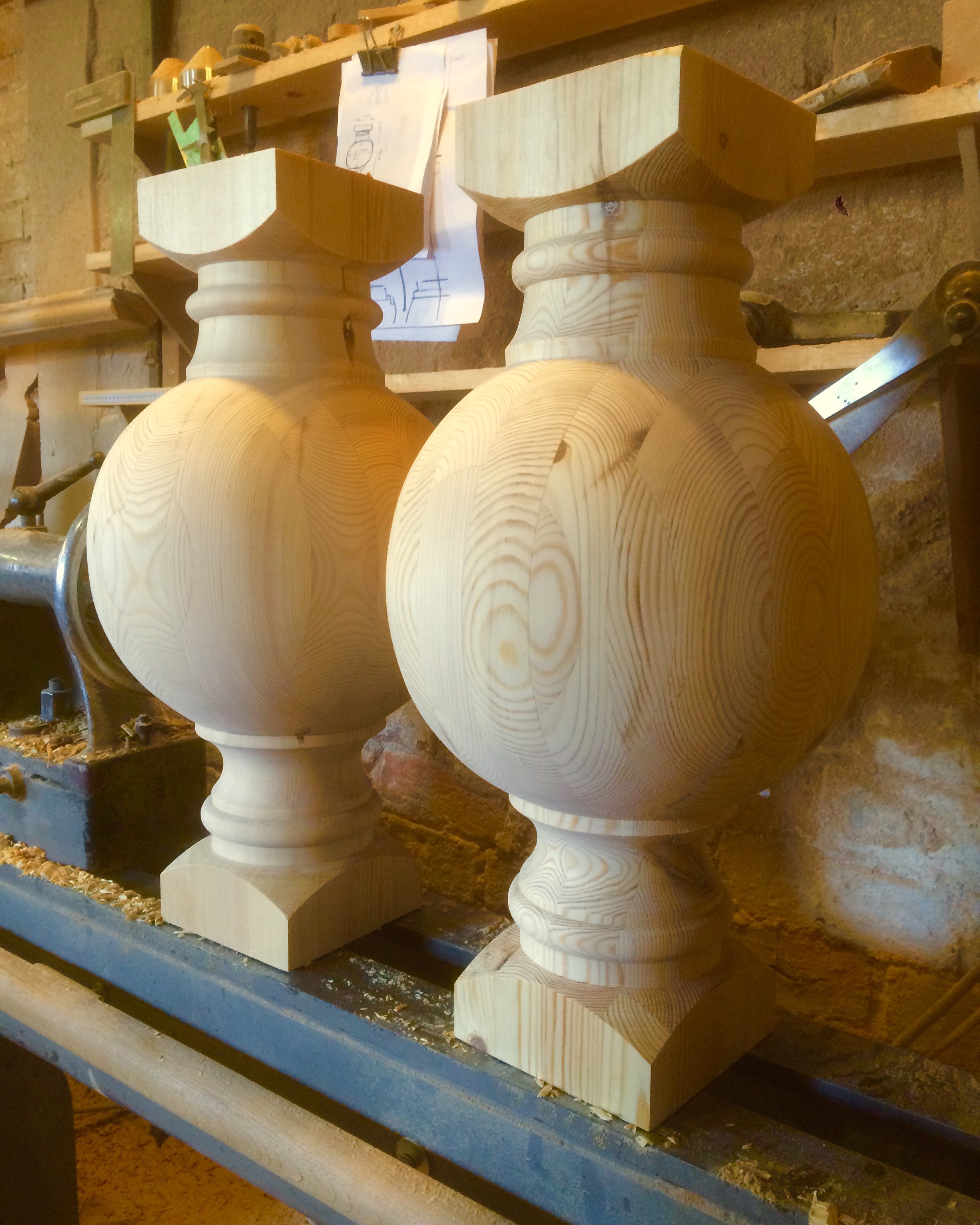 Dave Dalby Woodturning table legs