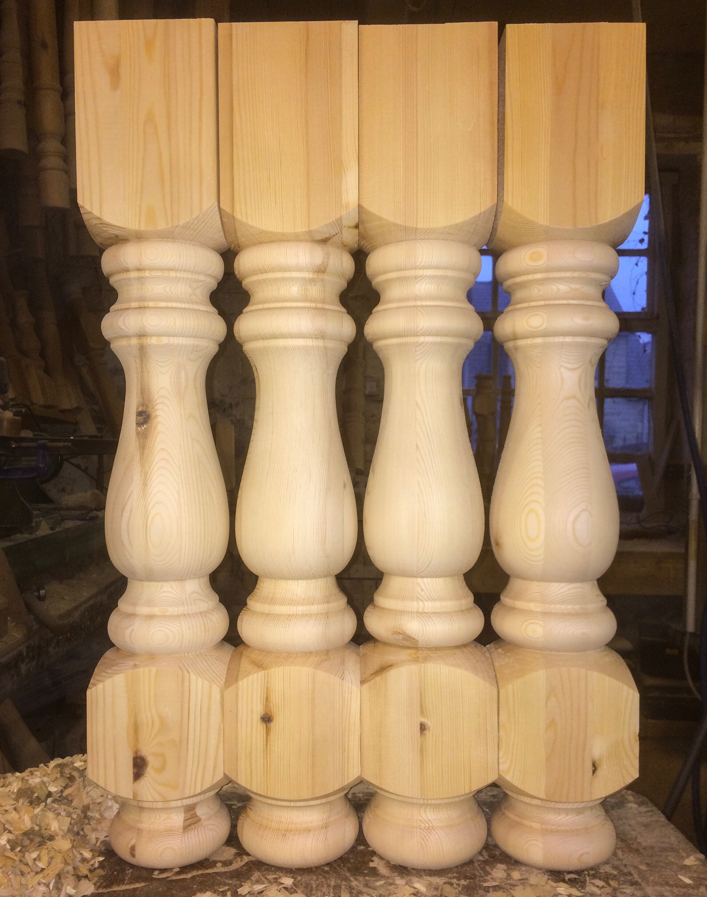 Dave Dalby Woodturning table legs